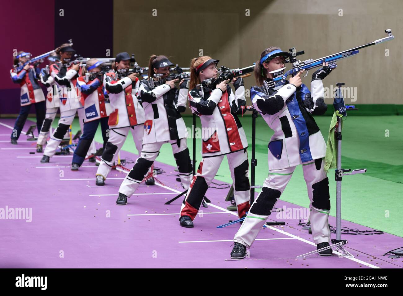 Tokyo, Japan. 31st July, 2021. Shooting: Olympics, preliminary ...