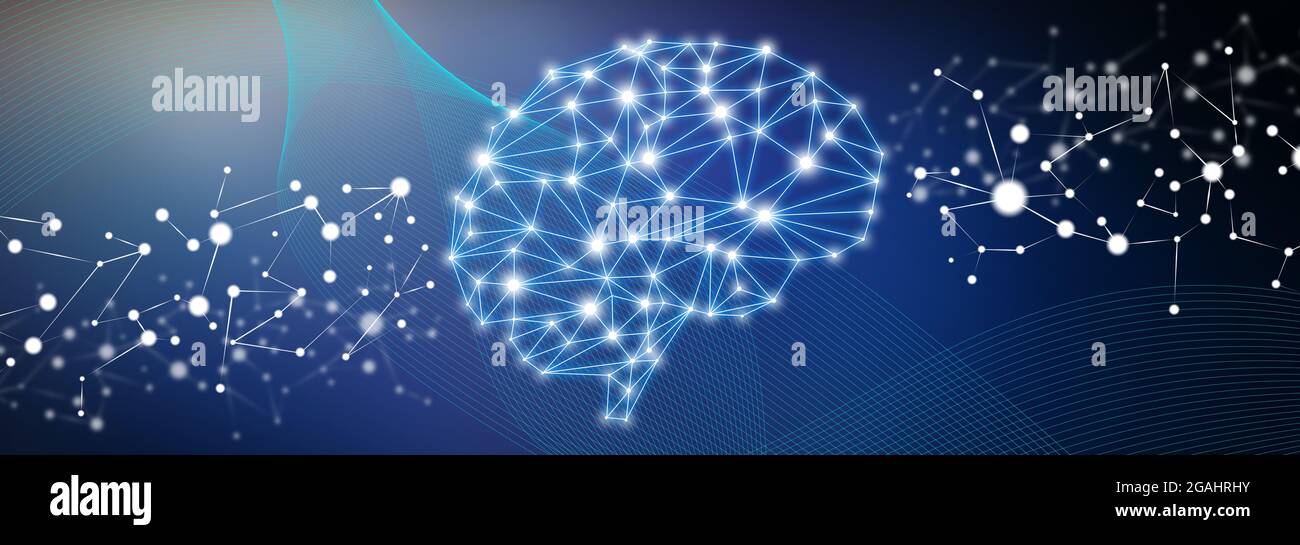 Illustration of an artificial intelligence concept Stock Photo - Alamy