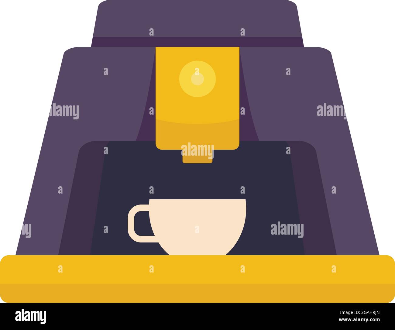 Drink coffee machine icon. Flat illustration of drink coffee machine ...