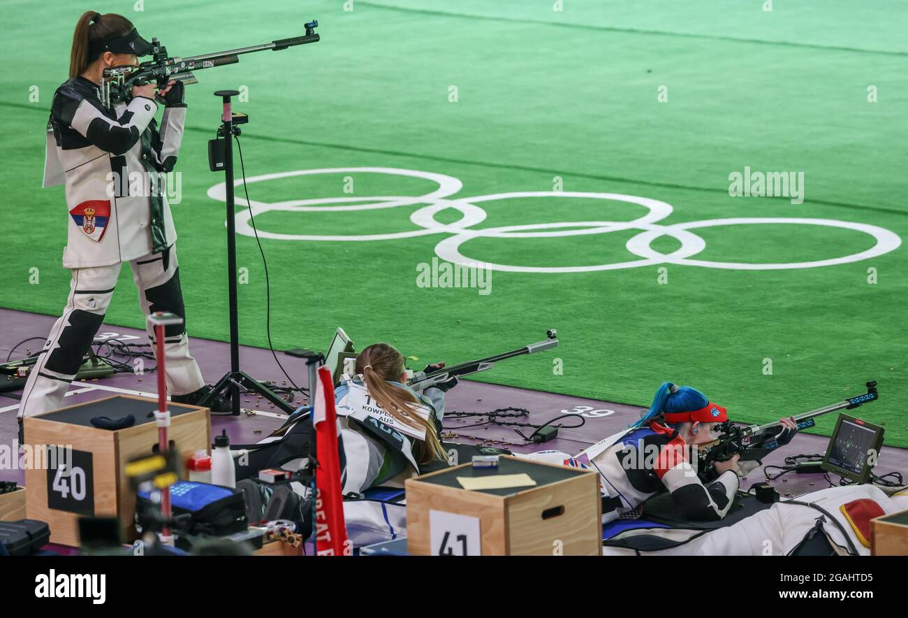 Tokyo, Japan. 31st July, 2021. Shooting: Olympics, preliminary ...