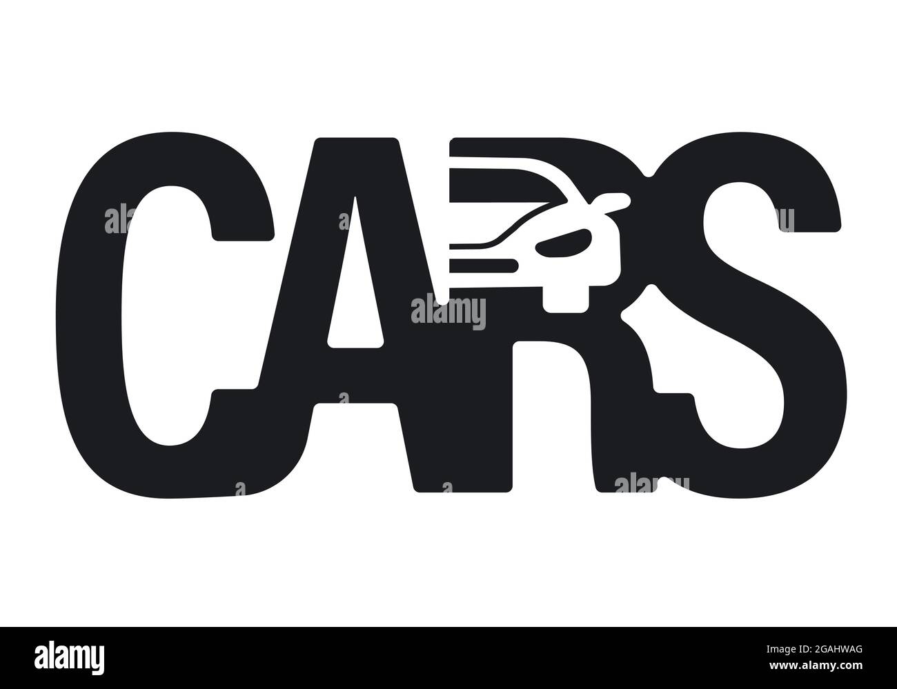 Illustration of the car logo with lettering Stock Vector Image & Art ...
