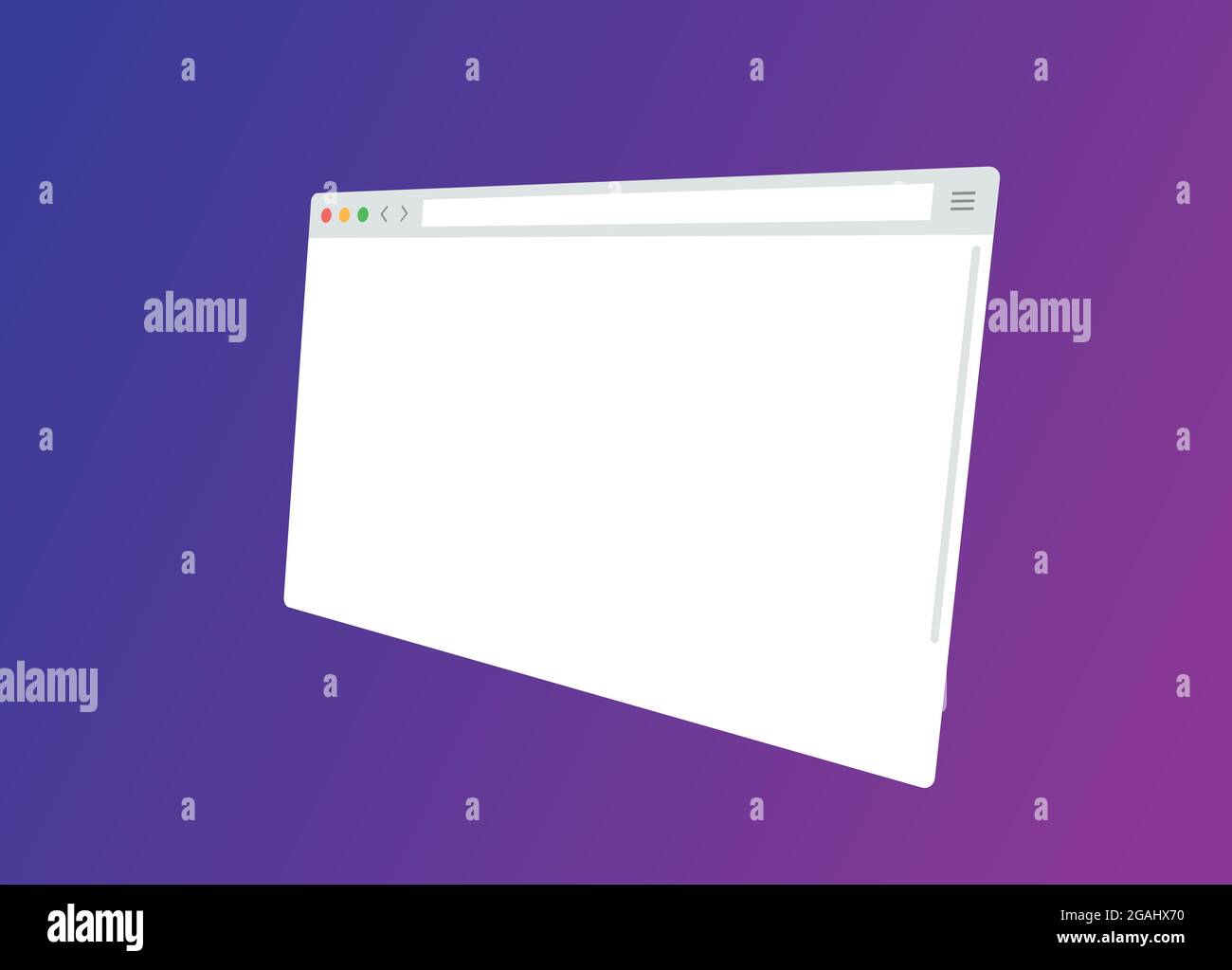 Web browser vector mockup Stock Vector Image & Art - Alamy