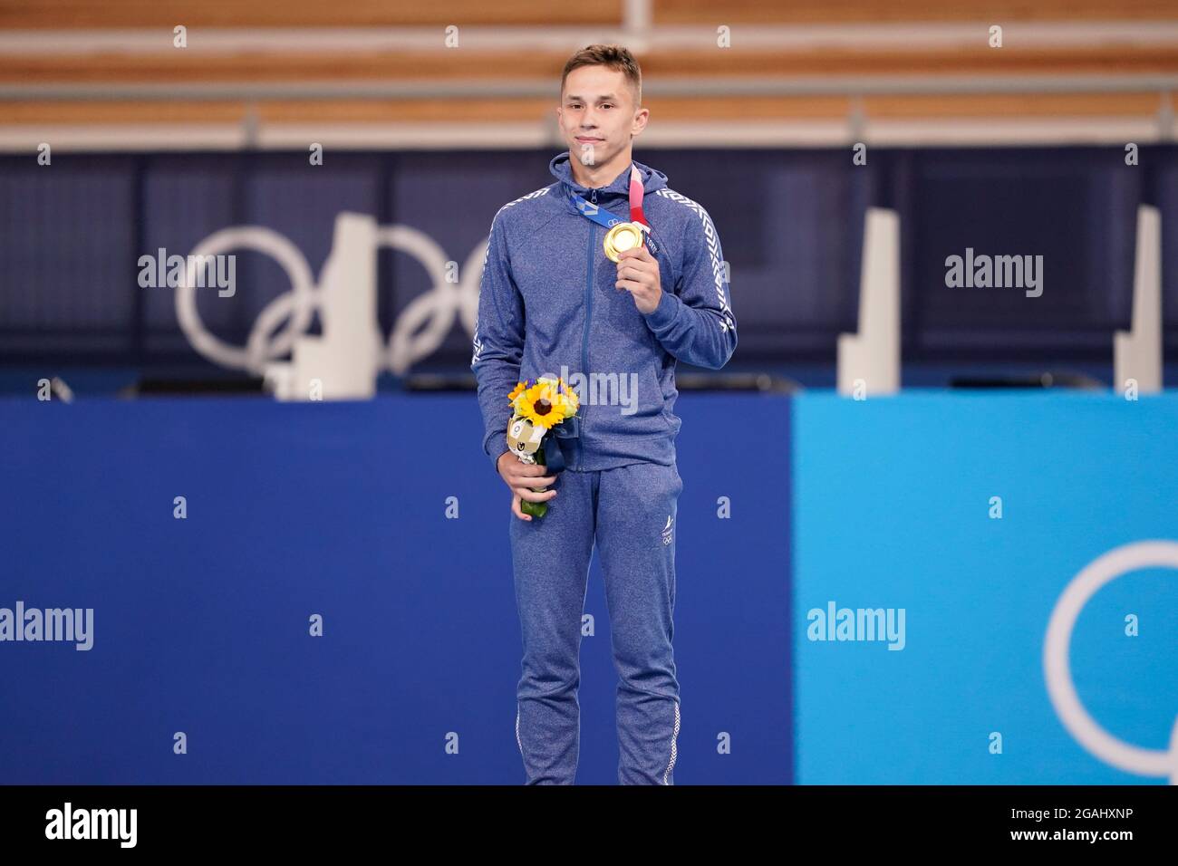 Tokyo, Japan. 31st July, 2021. Ivan Litvinovich (BLR) Trampoline : Men ...