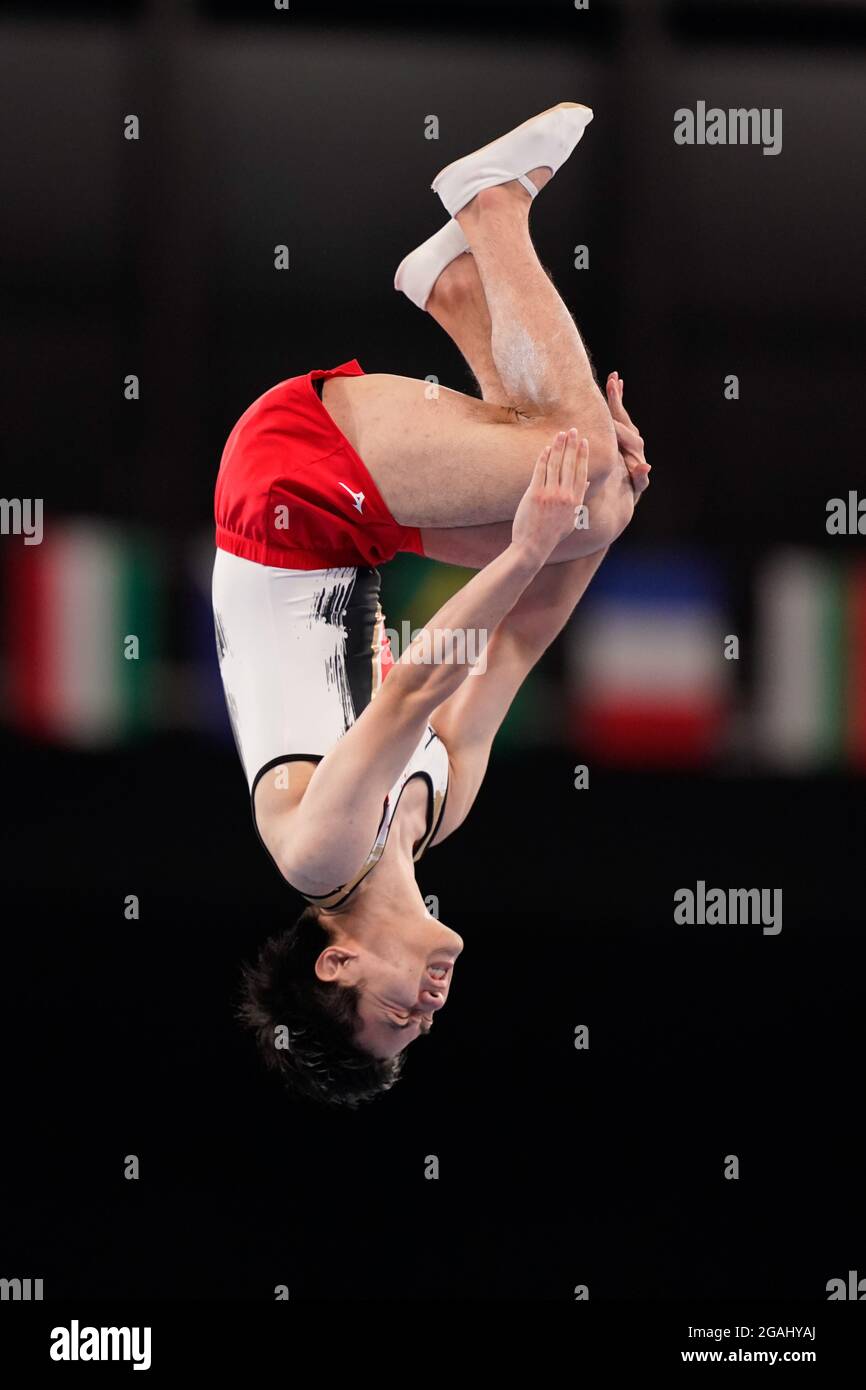 Tokyo, Japan. 31st July, 2021. Ryosuke Sakai (JPN) Trampoline : Men's ...