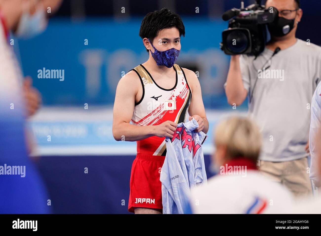 Tokyo, Japan. 31st July, 2021. Ryosuke Sakai (JPN) Trampoline : Men's Qualification during the ...