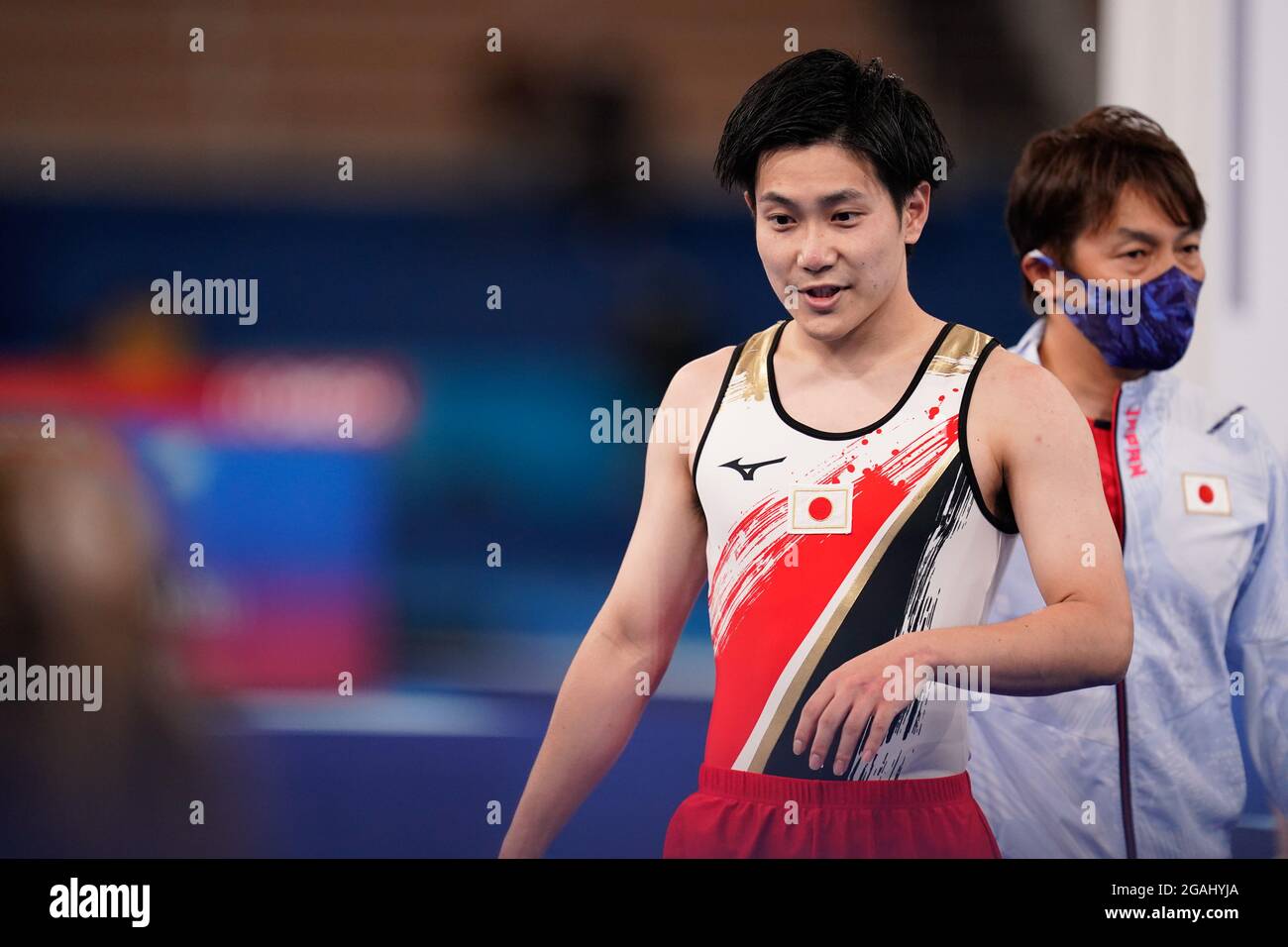 Tokyo, Japan. 31st July, 2021. Ryosuke Sakai (JPN) Trampoline : Men's Qualification during the ...