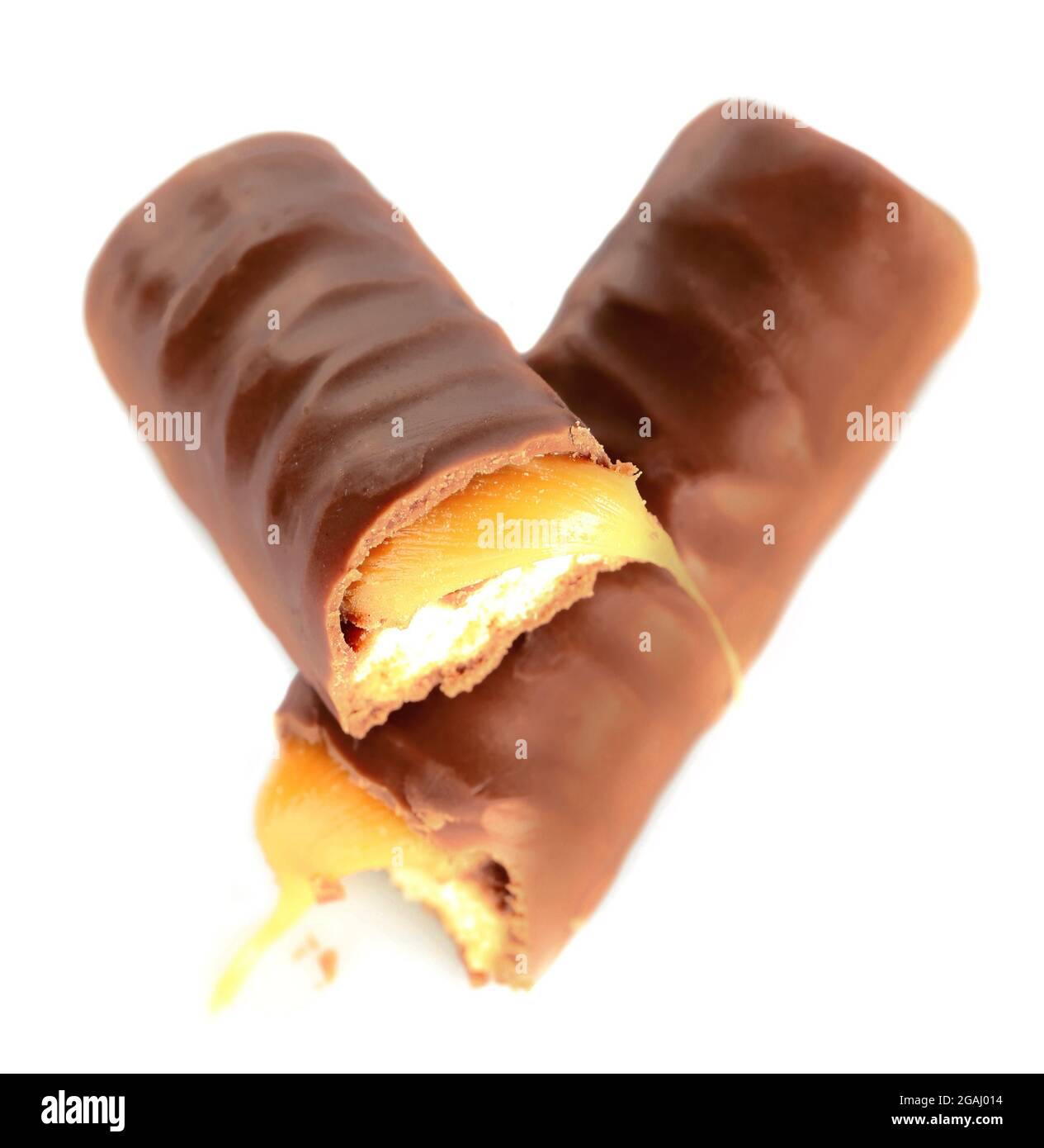 Tasty broken chocolate bars isolated on white background Stock Photo ...