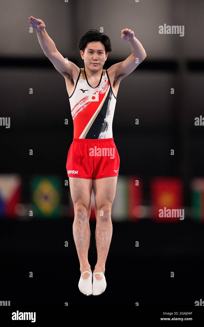 Tokyo, Japan. 31st July, 2021. Ryosuke Sakai (JPN) Trampoline : Men's Qualification during the ...