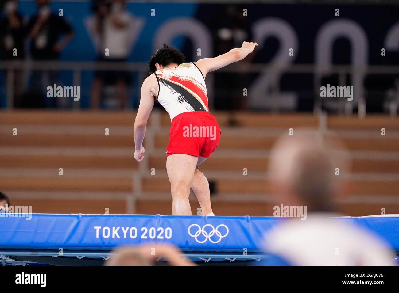 Tokyo, Japan. 31st July, 2021. Ryosuke Sakai (JPN) Trampoline : Men's ...