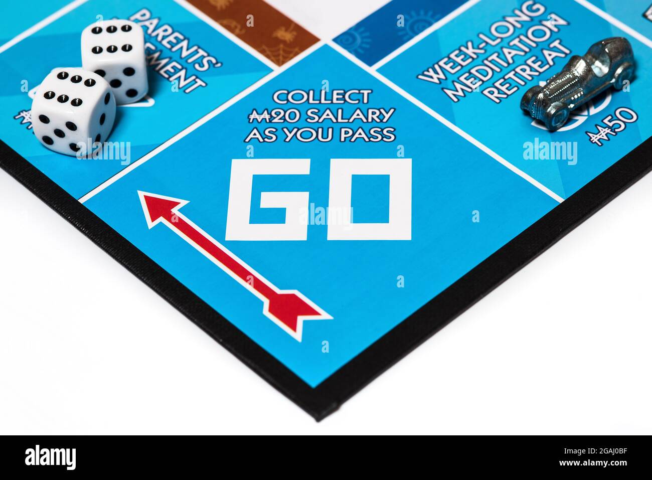 Monopoly Board Close Up