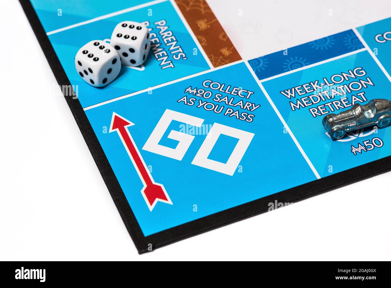 Monopoly board game uk hi-res stock photography and images - Alamy
