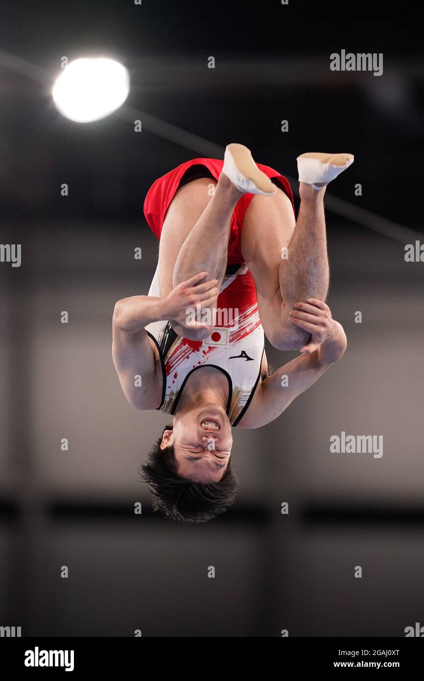 Tokyo, Japan. 31st July, 2021. Ryosuke Sakai (JPN) Trampoline : Men's ...