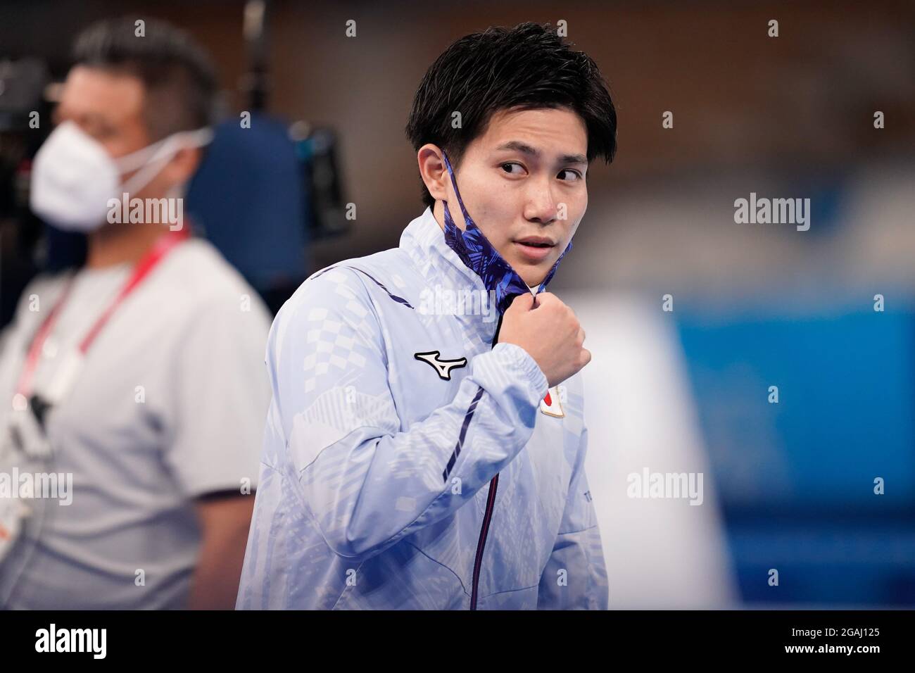 Tokyo, Japan. 31st July, 2021. Ryosuke Sakai (JPN) Trampoline : Men's Qualification during the ...