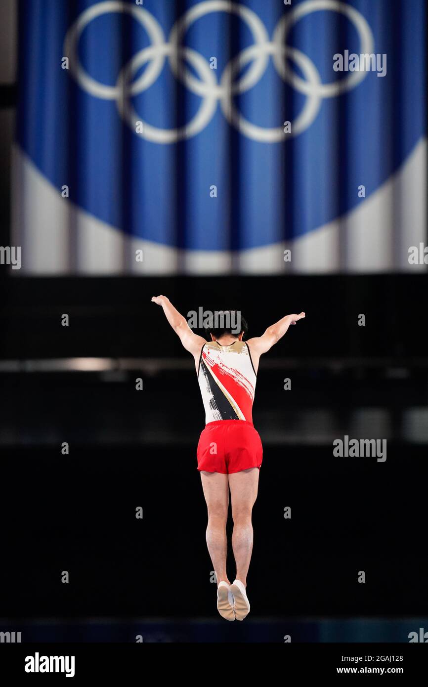 Tokyo, Japan. 31st July, 2021. Ryosuke Sakai (JPN) Trampoline : Men's ...