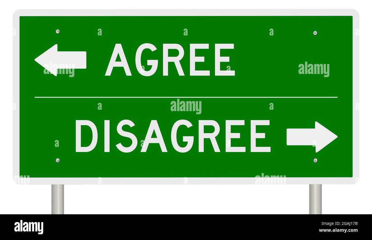 Disagree Sign