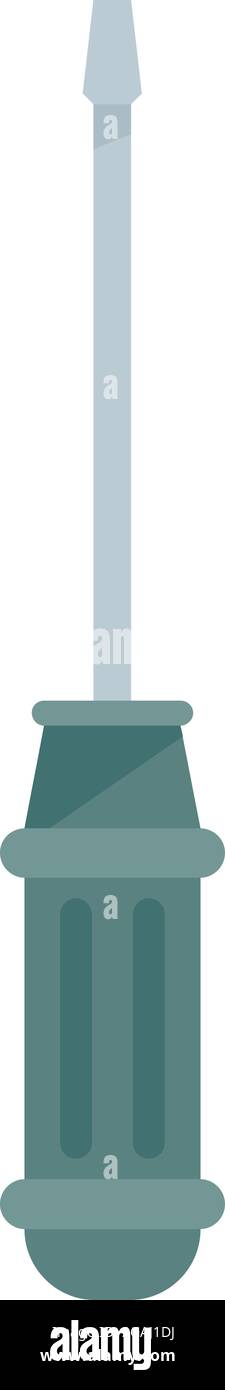 Phone repair screwdriver icon. Flat illustration of phone repair ...