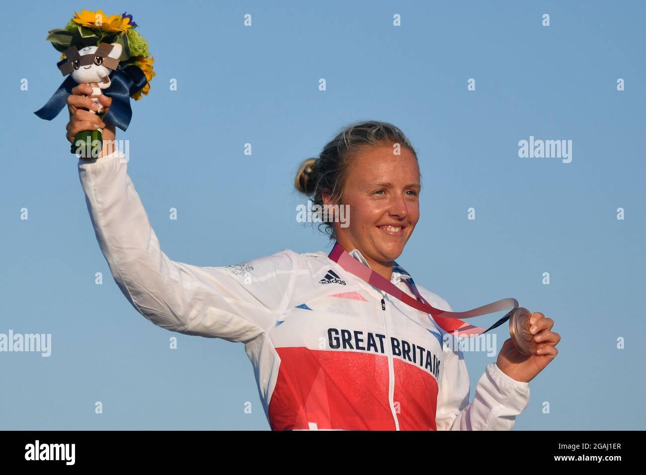 Kanagawa, Japan. 31st July, 2021. Bronze medalist Emma Wilson of Great ...