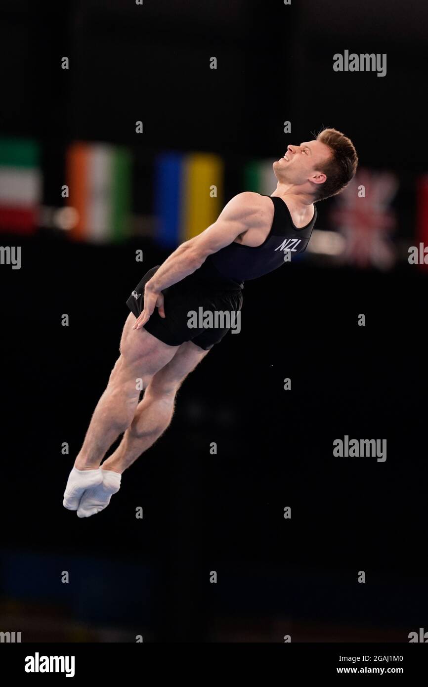 Tokyo, Japan. 31st July, 2021. Dylan Schmidt (NZL) Trampoline : Men's ...