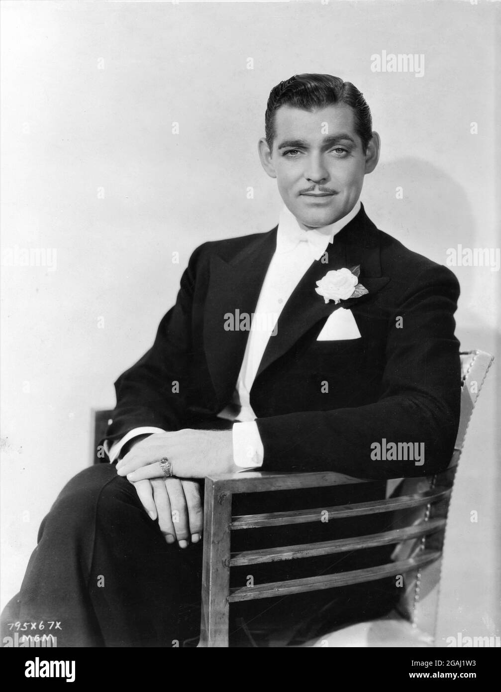 CLARK GABLE Publicity portrait for FORSAKING ALL OTHERS 1934 director W ...