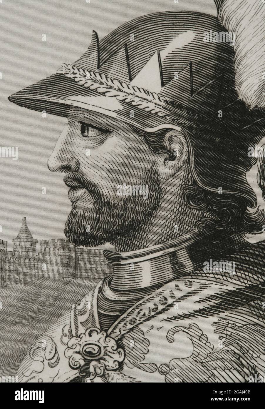 Henry II of Castile (1334-1379), called Henry of Trastamara or the ...