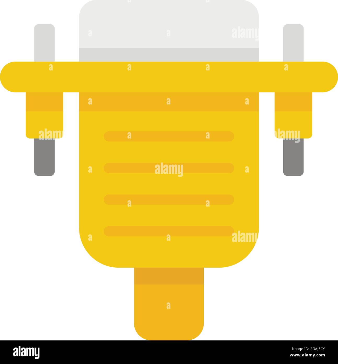 Old computer adapter icon. Flat illustration of old computer adapter ...