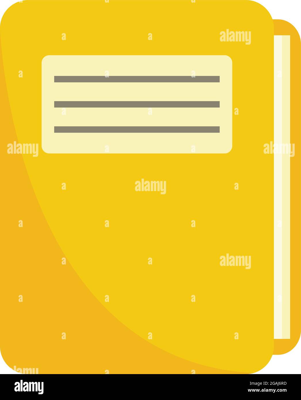 Patient folder icon. Flat illustration of patient folder vector icon ...