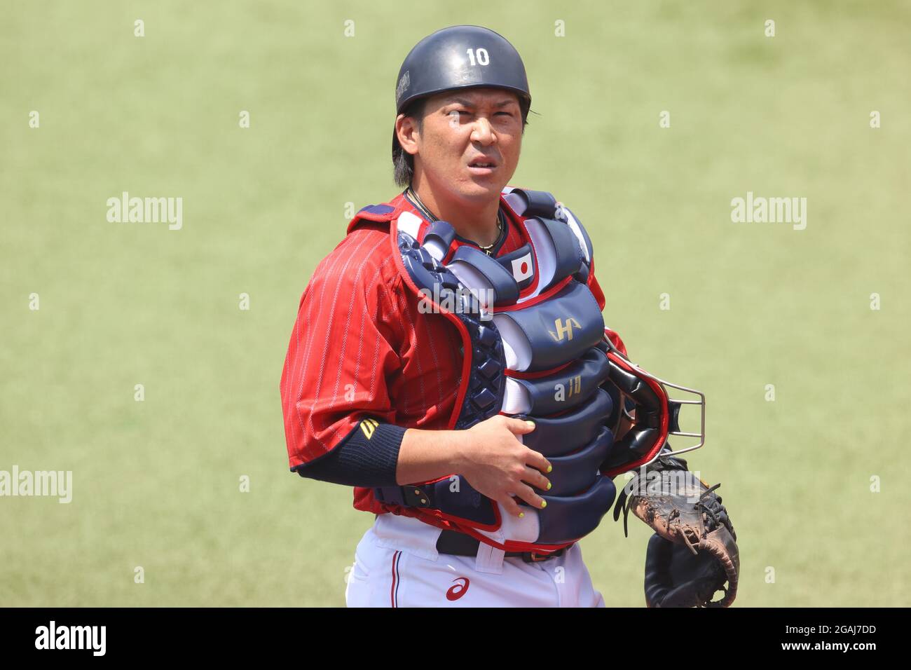 Kanagawa, Japan. 31st July, 2021. Takuya Kai (JPN) Baseball : Opening ...