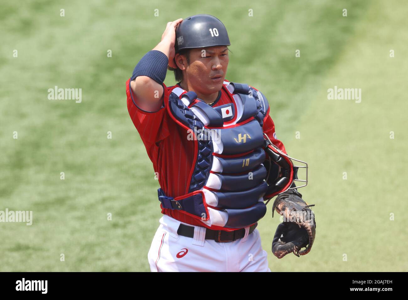 Kanagawa, Japan. 31st July, 2021. Takuya Kai (JPN) Baseball : Opening ...