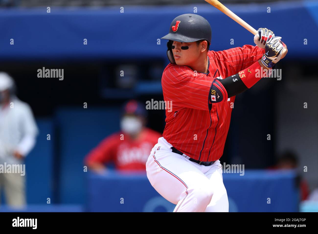 Kanagawa, Japan. 31st July, 2021. Munetaka Murakami (JPN) Baseball ...