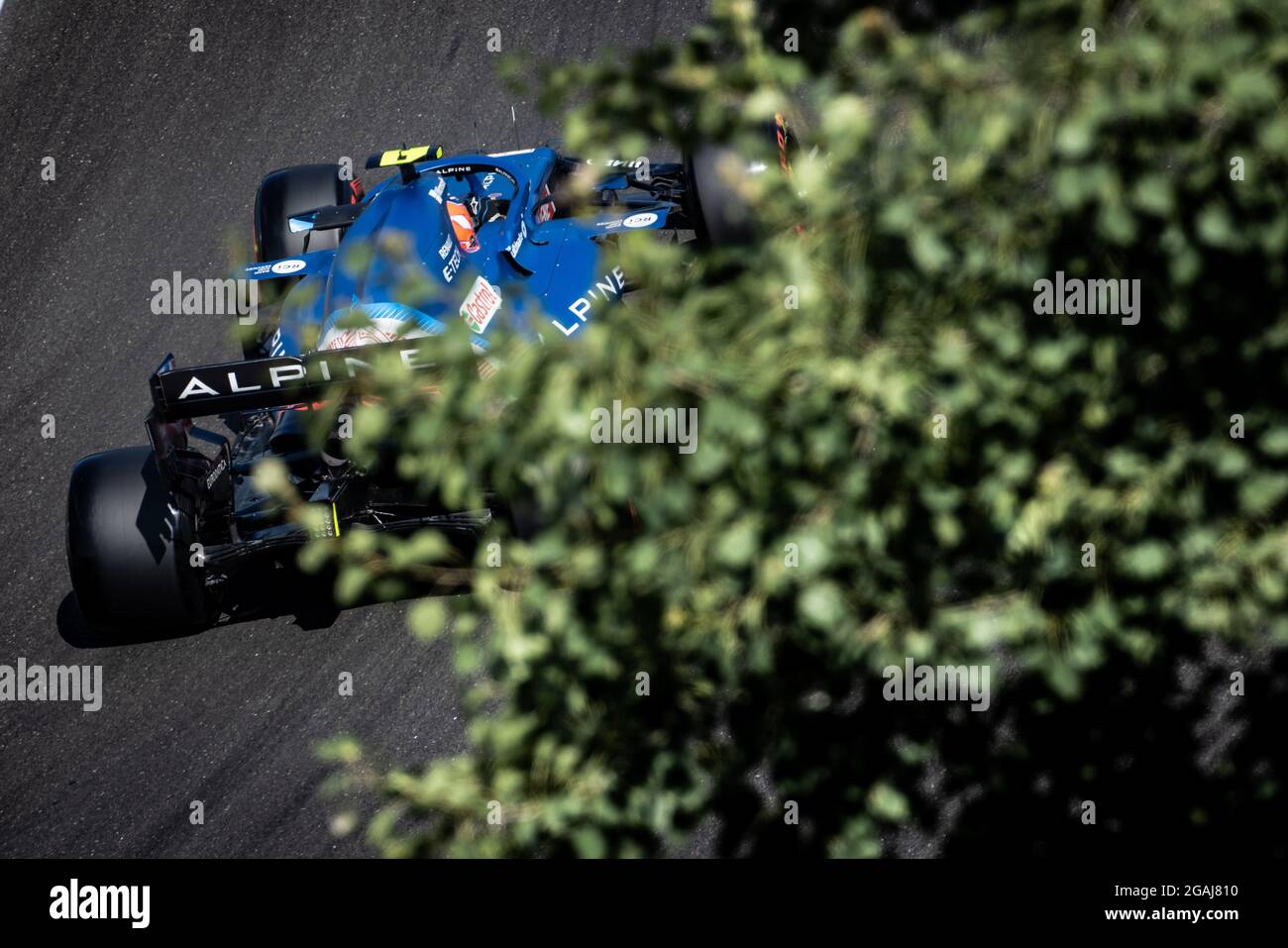 Esteban Ocon (FRA) Alpine F1 Team A521. Hungarian Grand Prix, Saturday ...