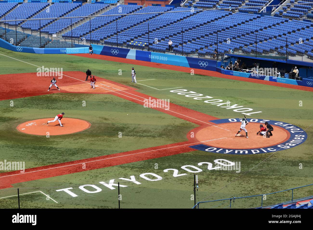 Kanagawa, Japan. 31st July, 2021. General view Baseball : Opening Round ...