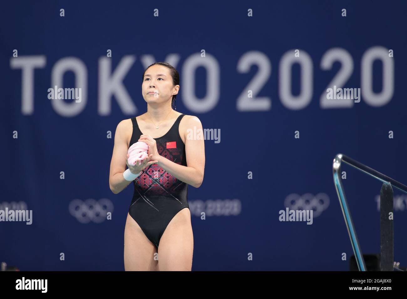 Tokyo, Japan. 31st July, 2021. WANG Han (CHN) Diving : Women's 3m ...