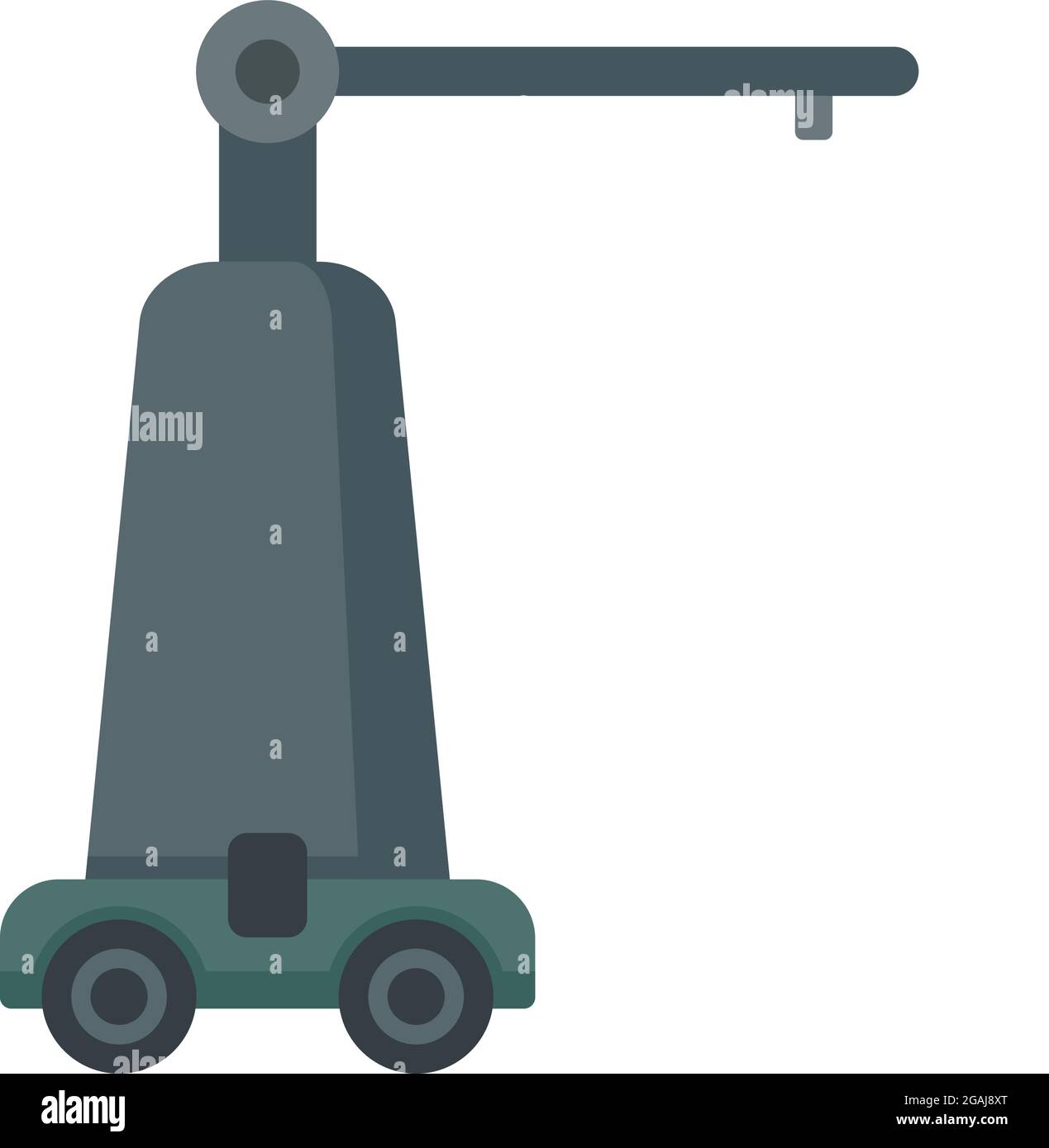 Spraying farm machine icon. Flat illustration of spraying farm machine ...