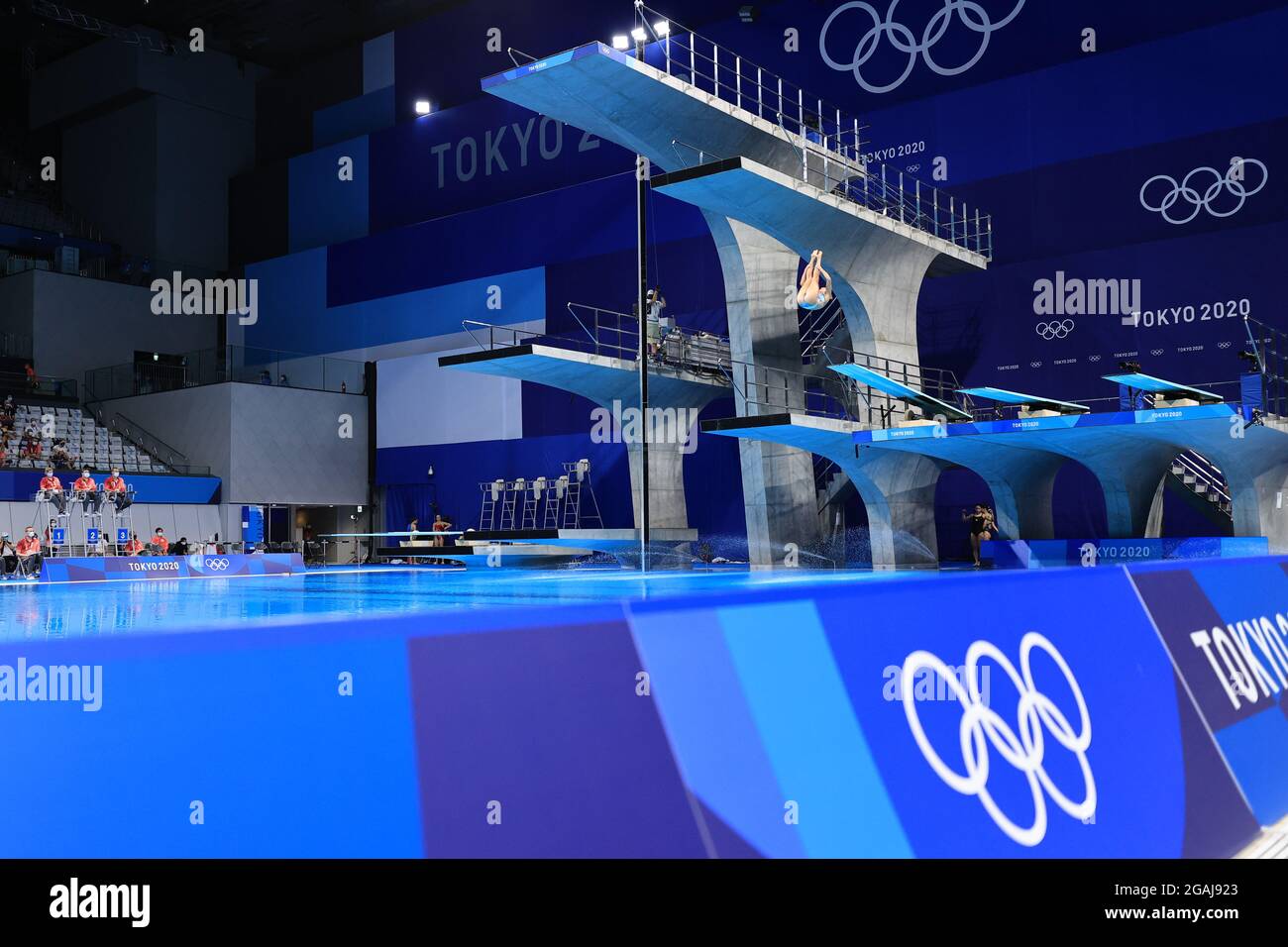 Tokyo, Japan. 31st July, 2021. General view Diving : Women's 3m ...