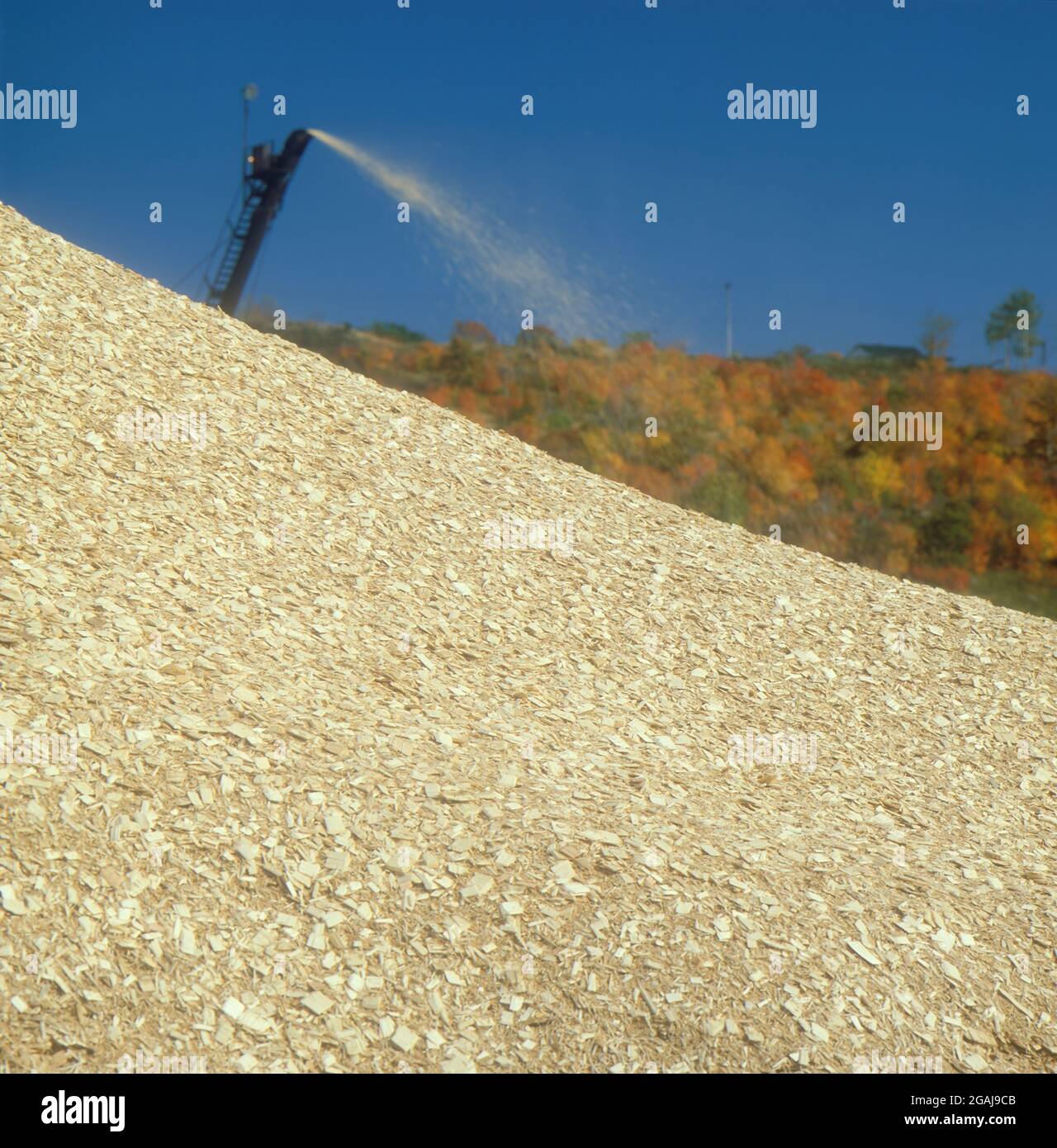 Wood Chip Piles High Resolution Stock Photography and Images - Alamy