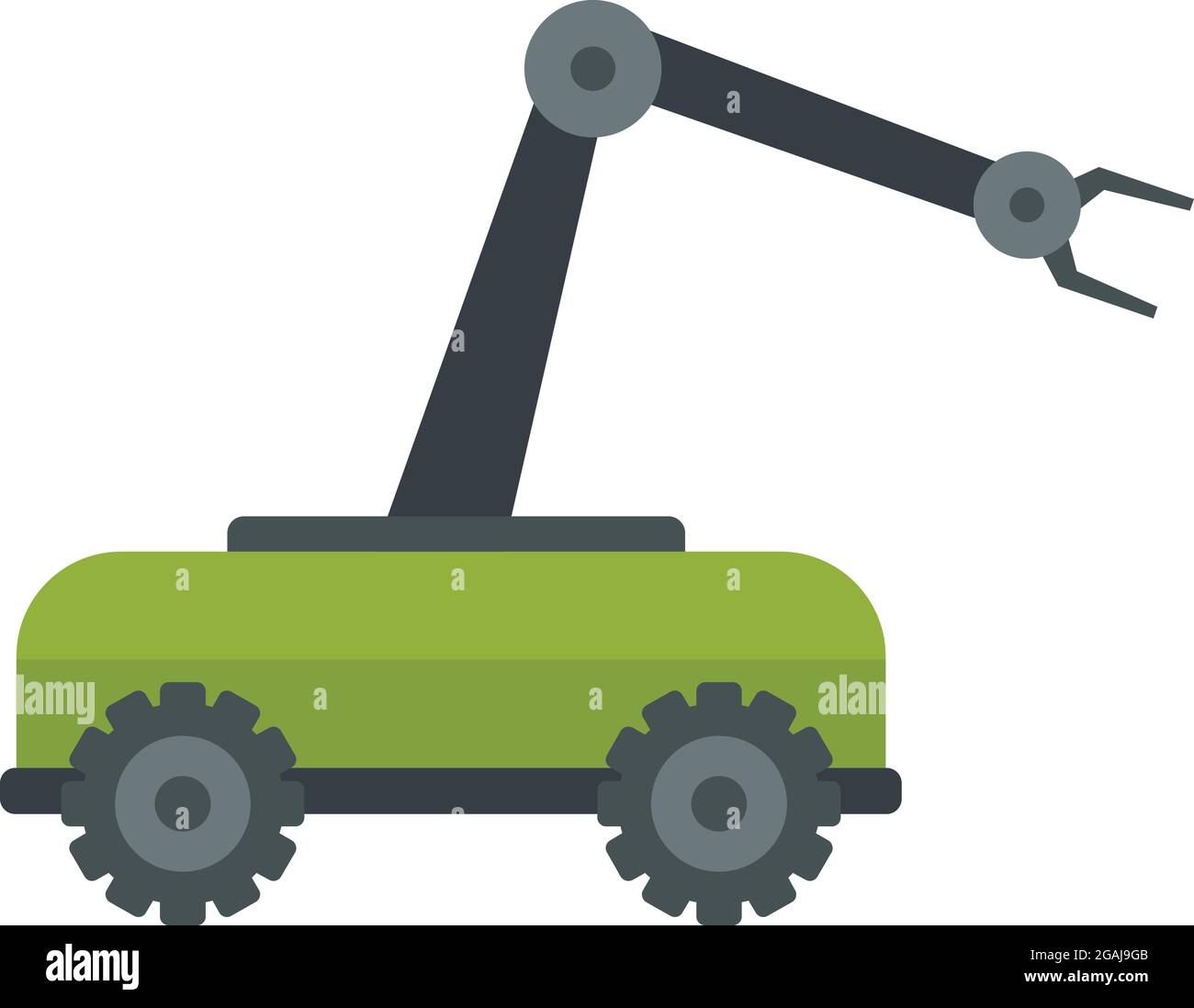 Smart picking machine icon. Flat illustration of smart picking machine ...