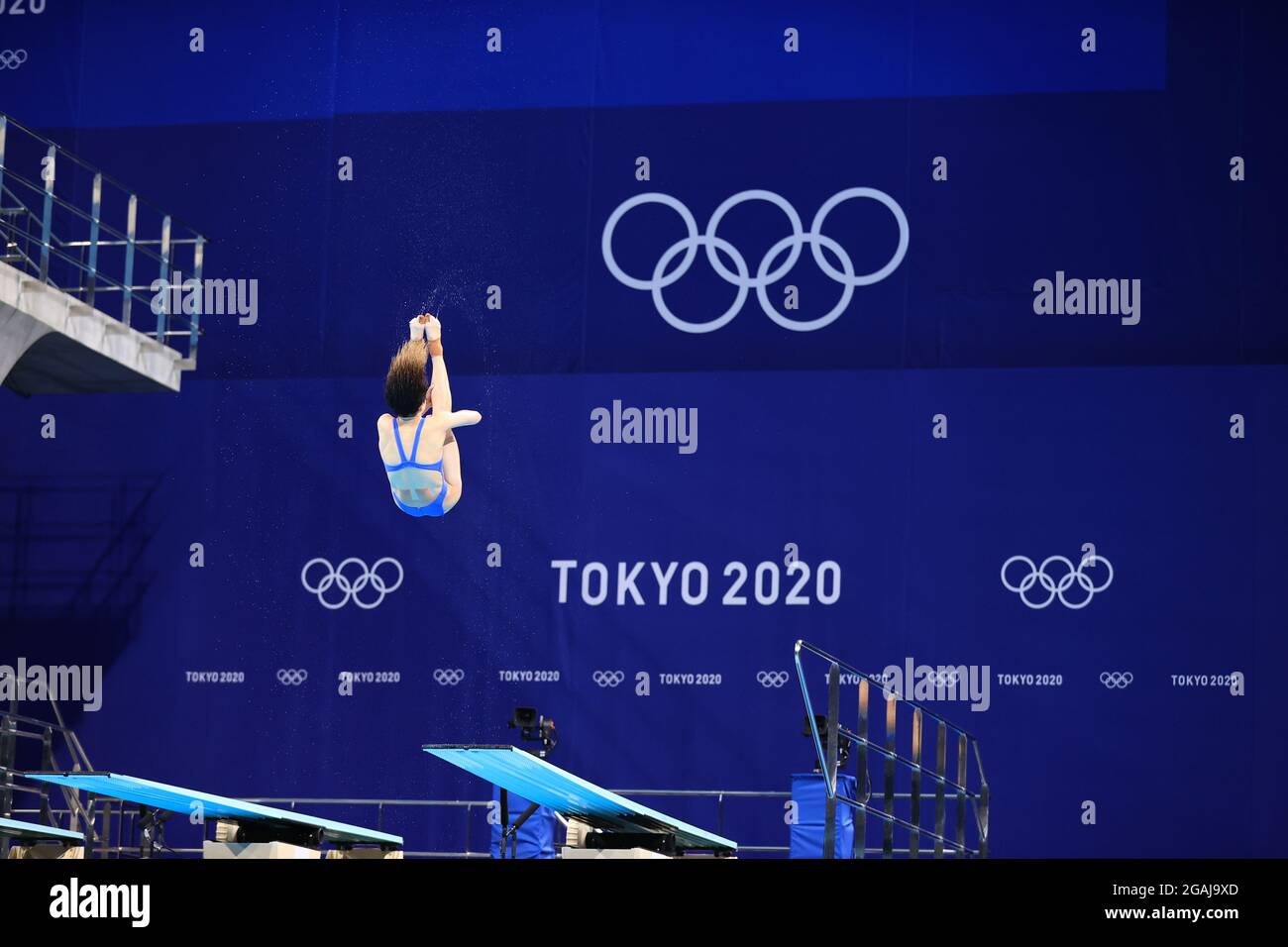 Tokyo, Japan. 31st July, 2021. SHI Tingmao (CHN) Diving : Women's 3m ...