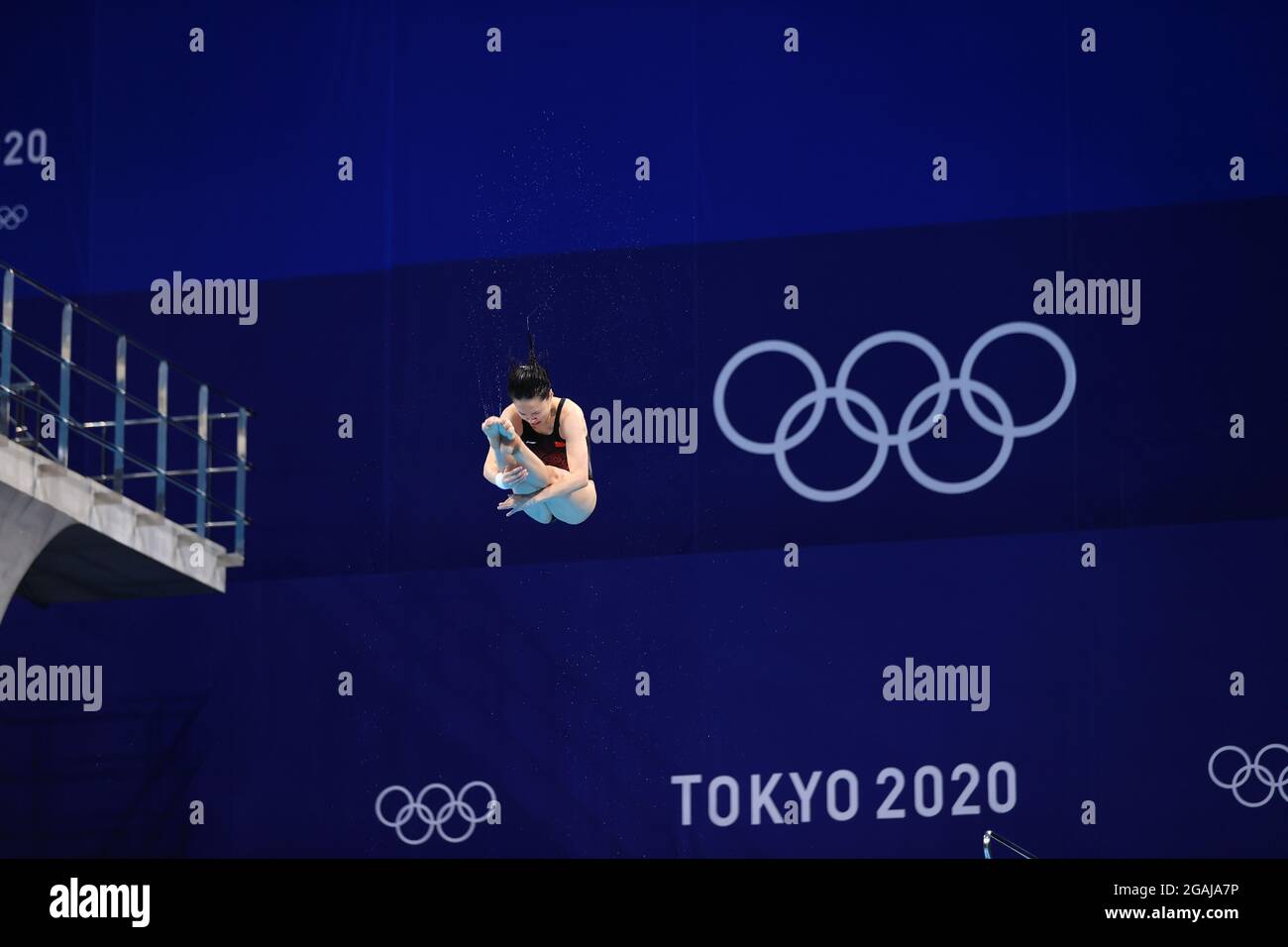 Tokyo, Japan. 31st July, 2021. WANG Han (CHN) Diving : Women's 3m ...