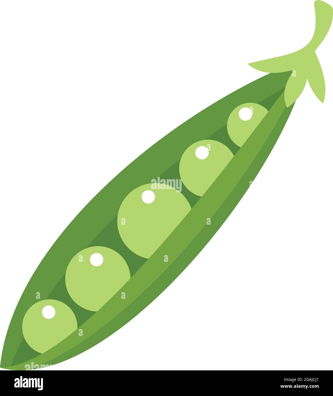 Farm peas icon. Flat illustration of farm peas vector icon isolated on ...