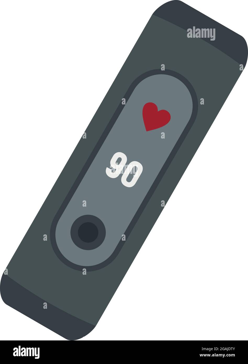 Technology smart bracelet icon. Flat illustration of technology smart ...