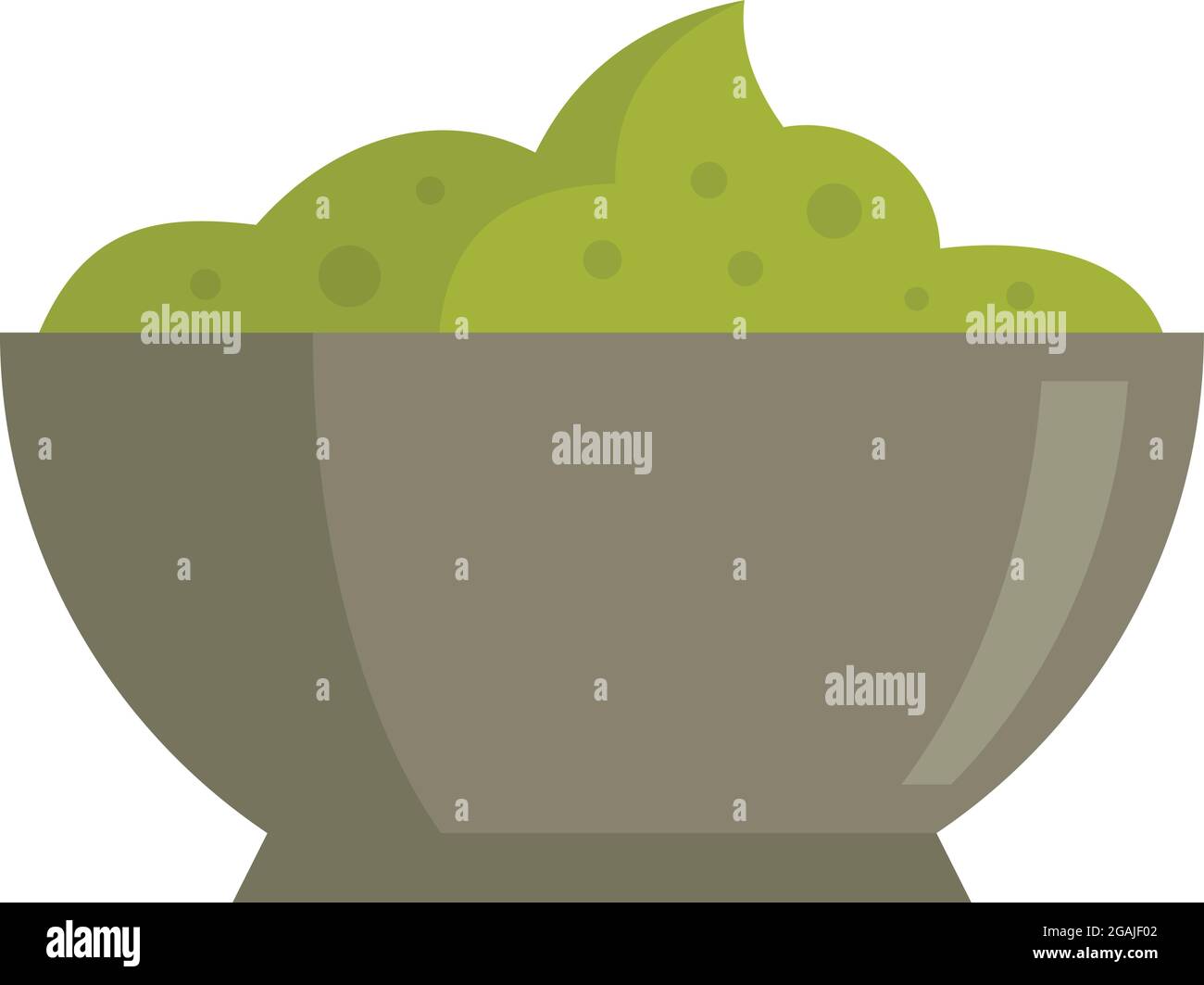 Eco condiment bowl icon. Flat illustration of eco condiment bowl vector ... Eco condiment bowl icon. Flat illustration of eco condiment bowl vector ...