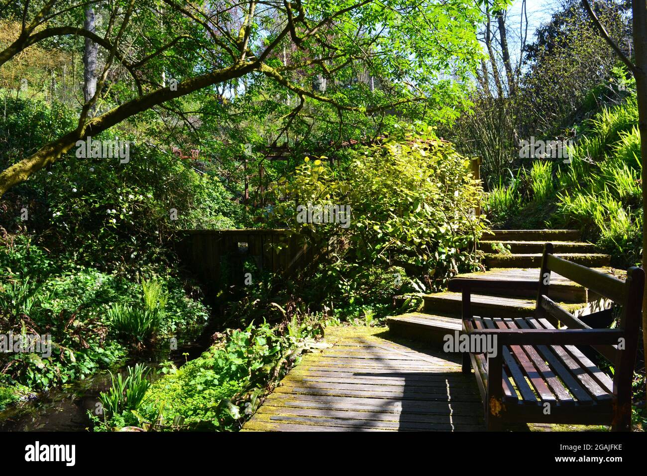 Lord Carrington's Lyde Garden, Bledlow, Buckinghamshire, UK Stock Photo ...