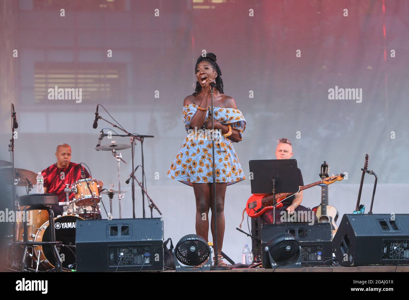 New York, NY, USA. 30th July, 2021. Amber Iman performs during Carnegie ...