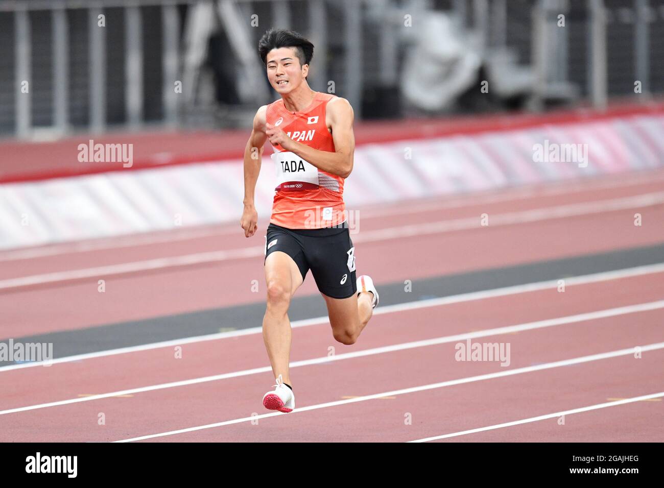 Tokyo, Japan. Credit: MATSUO. 31st July, 2021. TADA Shuhei (JPN) Athletics : Men's 100m Round 1 ...