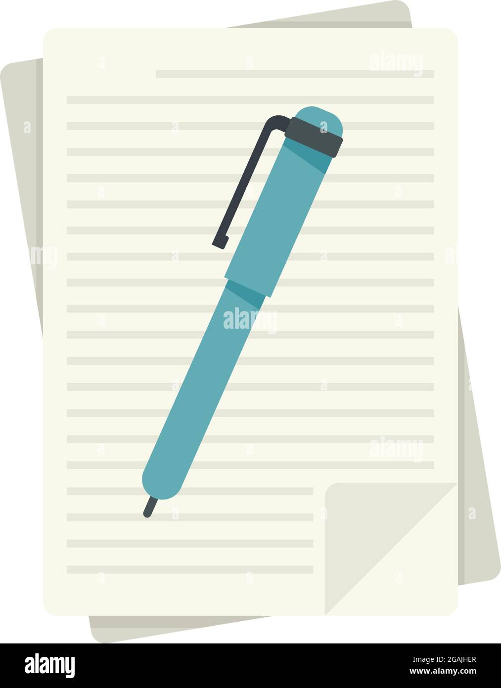 Grammar edit icon. Flat illustration of grammar edit vector icon ...