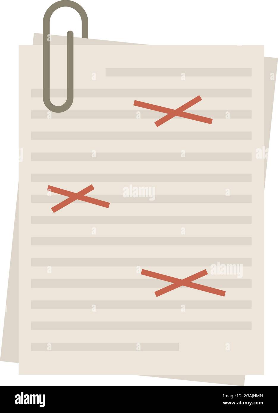 Copy editor icon. Flat illustration of copy editor vector icon isolated ...