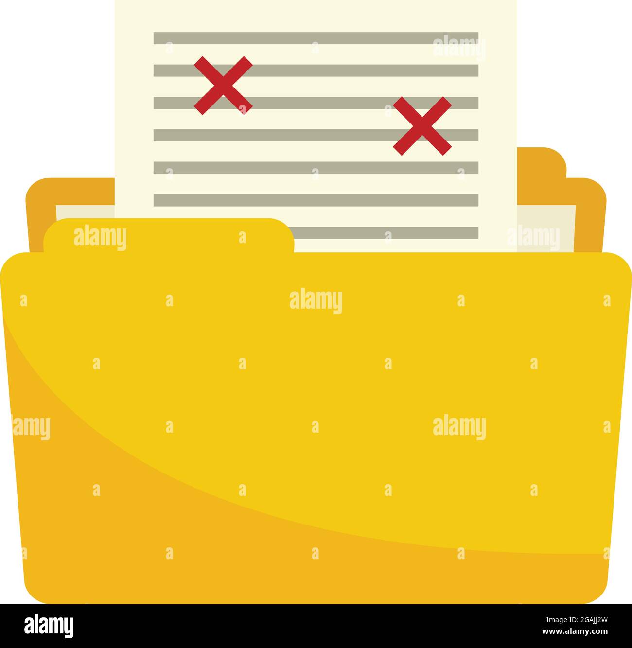 Course folder edit icon. Flat illustration of course folder edit vector ...