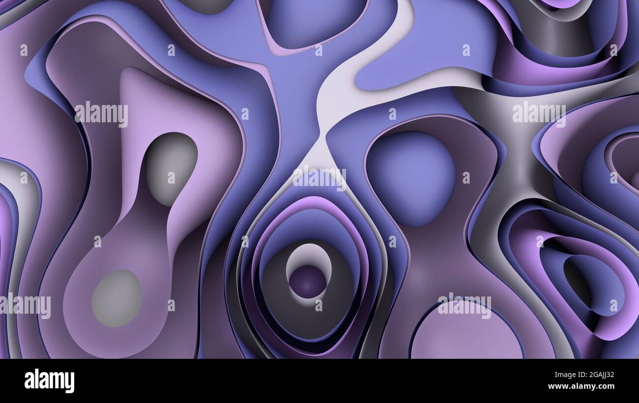 Abstract Flowing Soft Curved Lines Background Stock Photo - Alamy