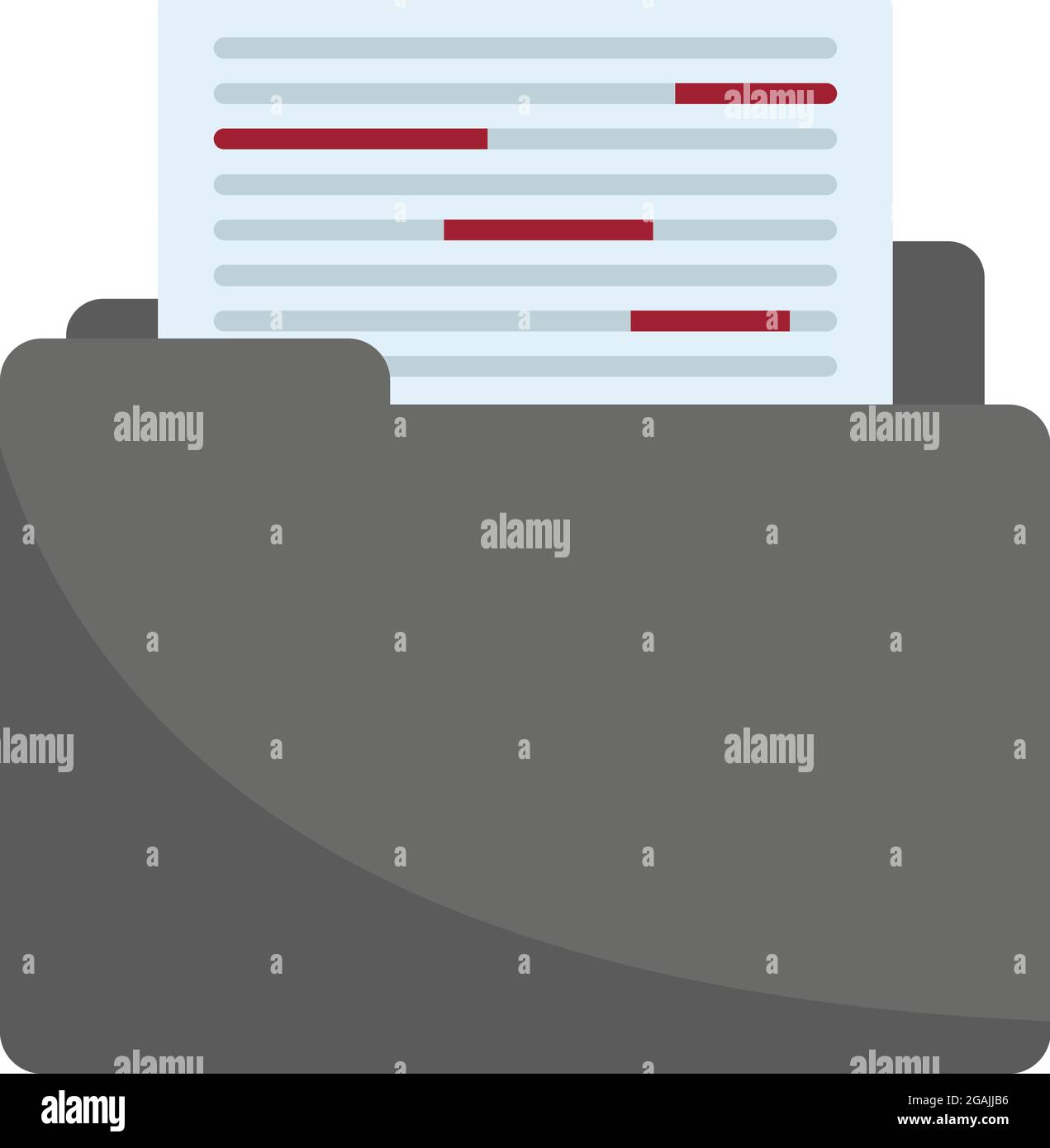 Summary editor icon. Flat illustration of summary editor vector icon ...