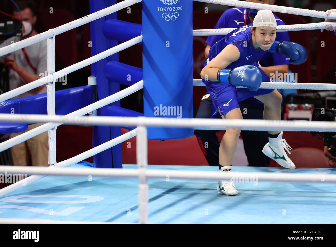 Tokyo, Japan. 31st July, 2021. Sena Irie (JPN) Boxing : Women's Feather (57kg) Semi-Final during ...